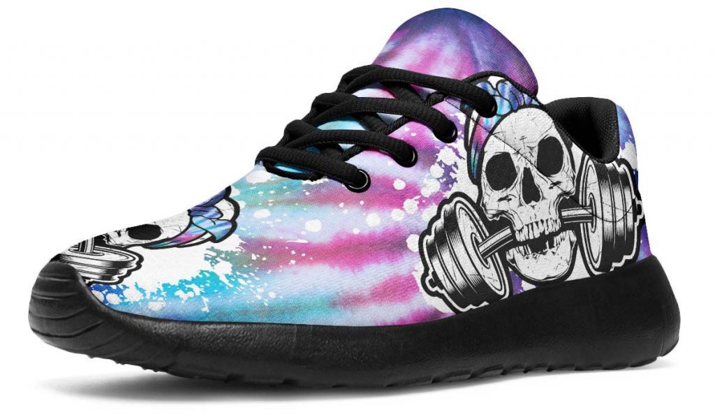 Snail Dye Splat Skull Sneakers Shoes For Men Women - 90sfootwear ...