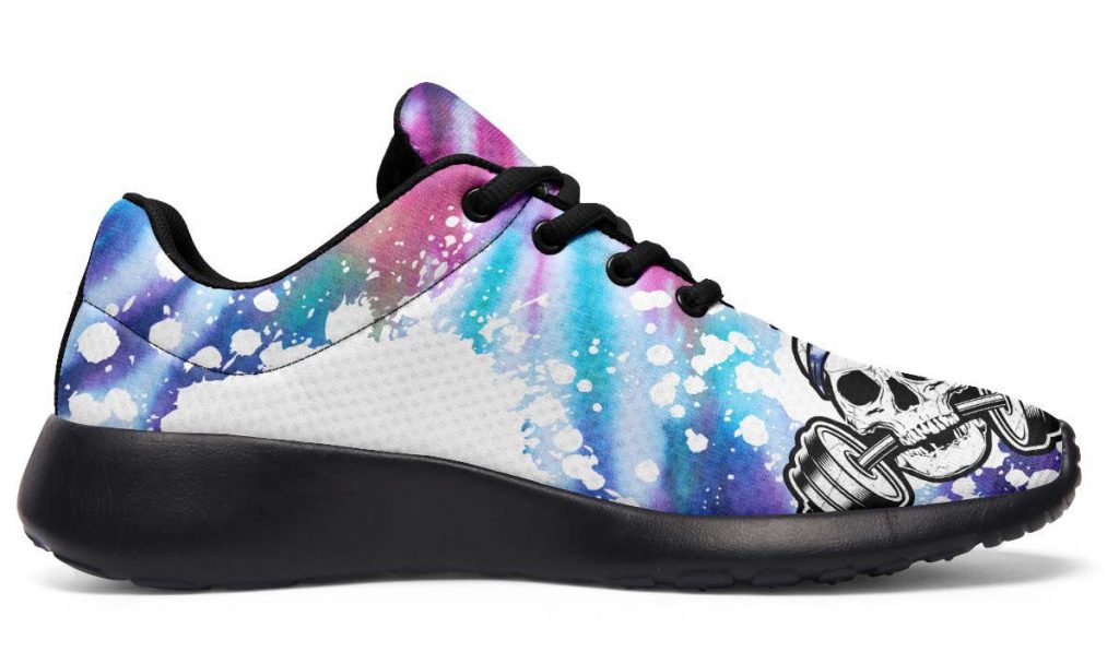 Snail Dye Splat Skull Sneakers Shoes For Men Women - 90sfootwear ...