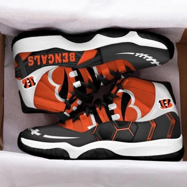 Cincinnati Bengals Air Jordan 11 Sneakers For Men Women - 90sfootwear ...