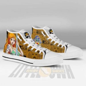 Nami High Top Shoes One Piece Anime Canvas Converse Snakers ...